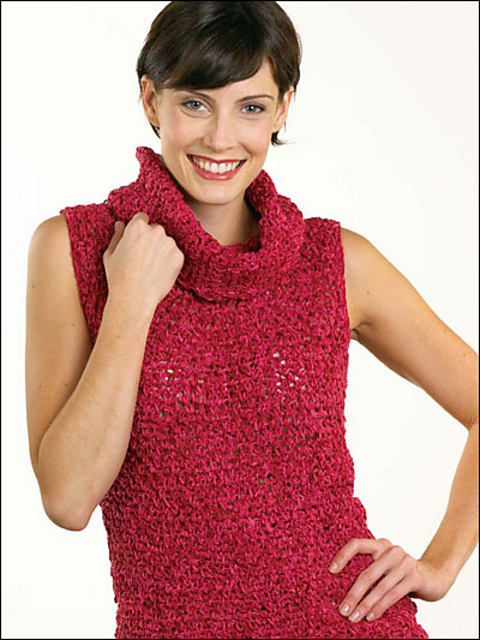 Ravelry: Cowl Neck Sweater pattern by Carolyn Christmas