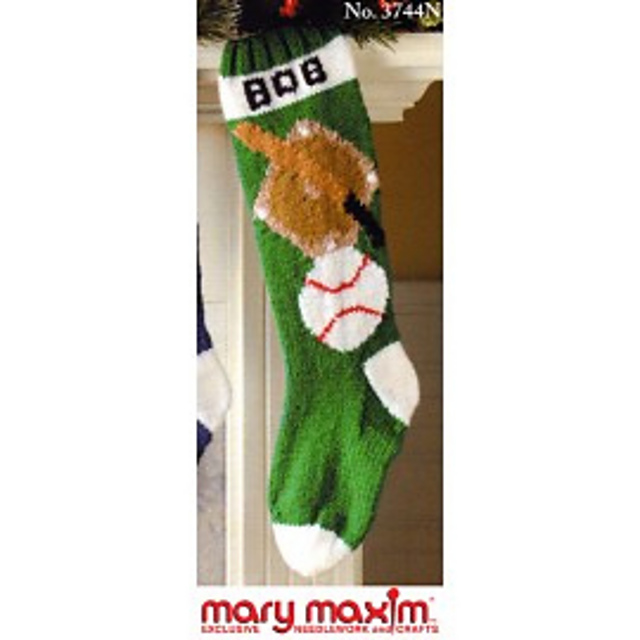 Ravelry: Baseball Stocking pattern by Mary Maxim