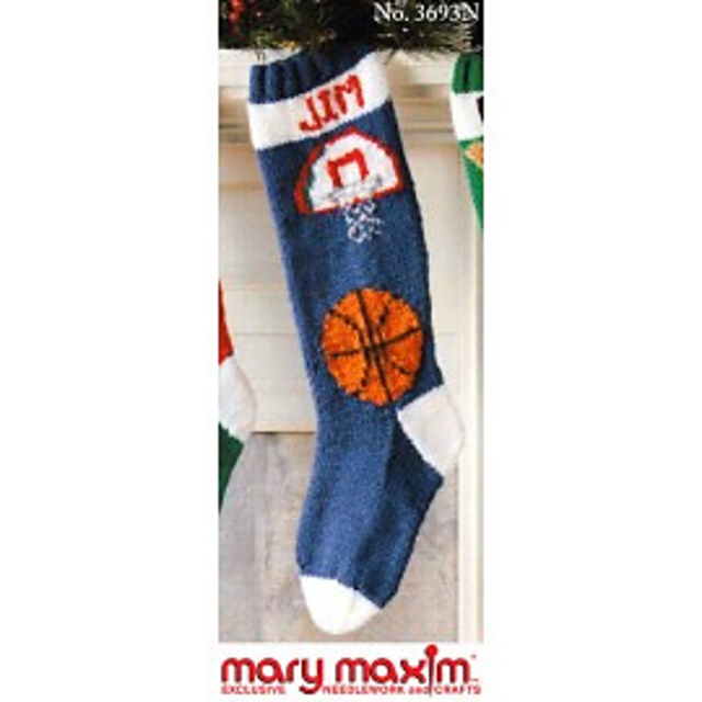 Ravelry: Basketball Stocking pattern by Mary Maxim