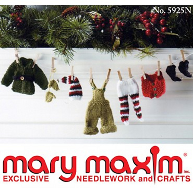 Ravelry: Elf Clothesline Garland pattern by Mary Maxim