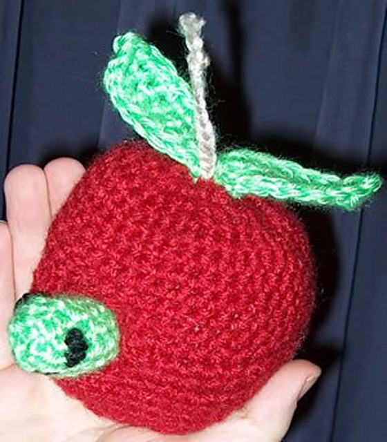 Ravelry: Autumn's Apple: The Finger Puppet pattern by Kat Marie Williams