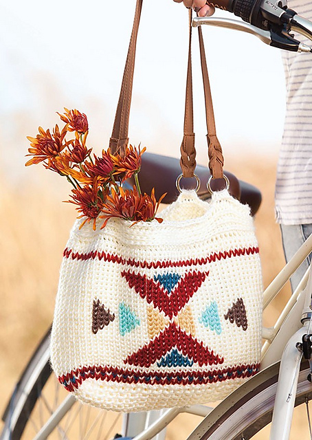Ravelry: Aztec Tote pattern by Kristi Simpson