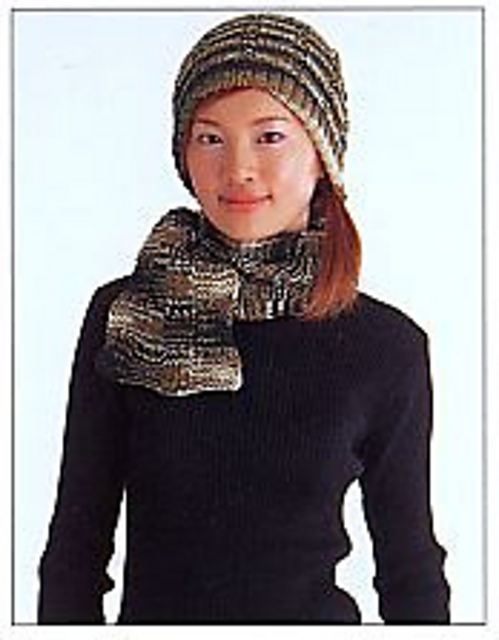 Ravelry: Aran Print Wide Rib Hat pattern by Crystal Palace Yarns