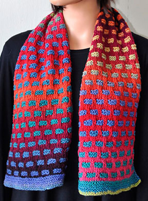 Ravelry: Passing Colors Scarf pattern by Joanne Cole