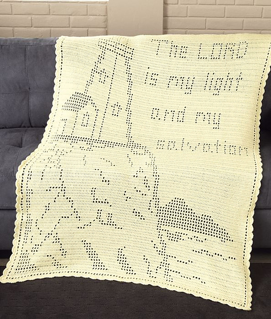Ravelry: The Lord is My Light Throw pattern by Michele Judkins