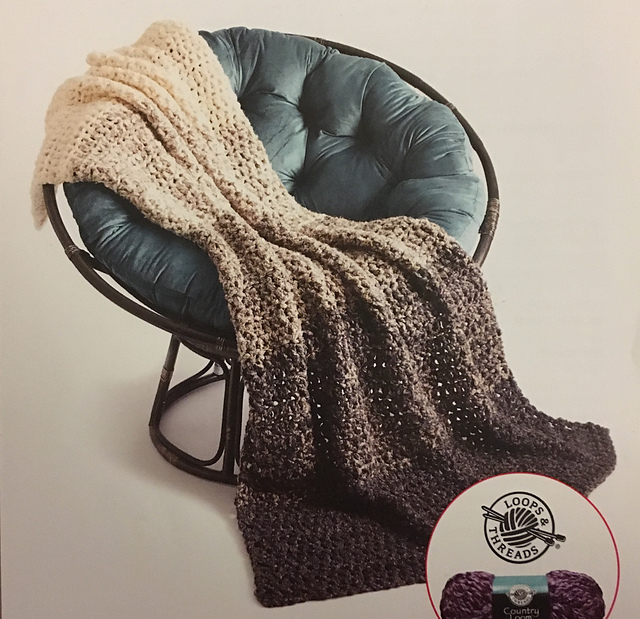 Ravelry: Ombre Stripes Blanket pattern by Loops & Threads™ Design Team