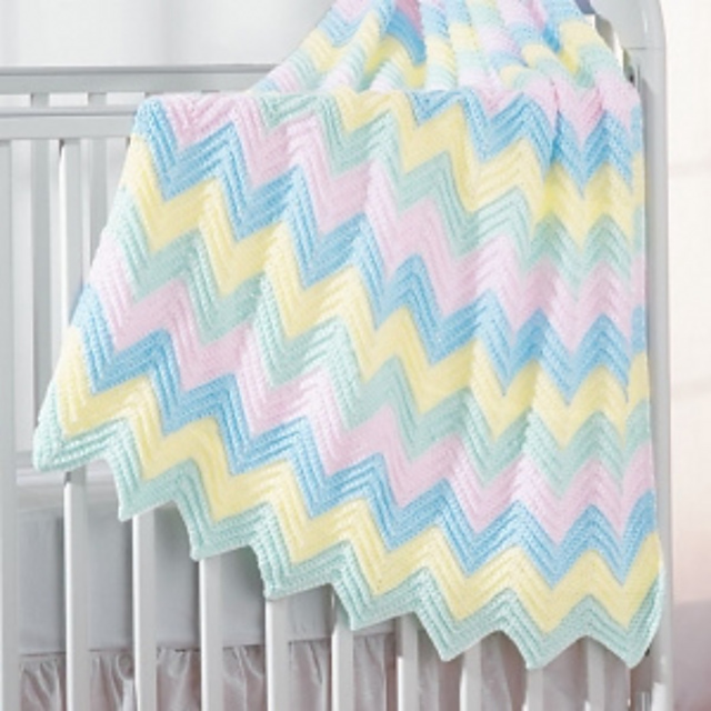 Ravelry: Baby Ripple Afghan #8502 pattern by Mary Maxim