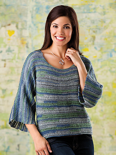 Ravelry: Janel Tunisian Pullover pattern by Dora Ohrenstein