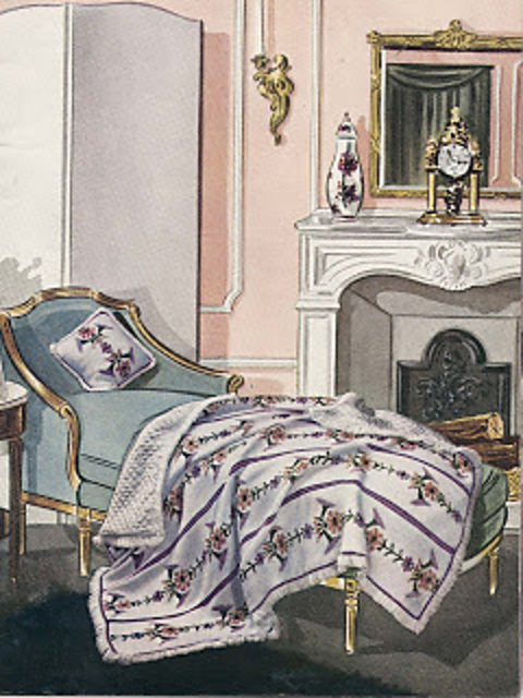 Ravelry: Primrose Path Afghan No.699-A pattern by The Spool Cotton Company