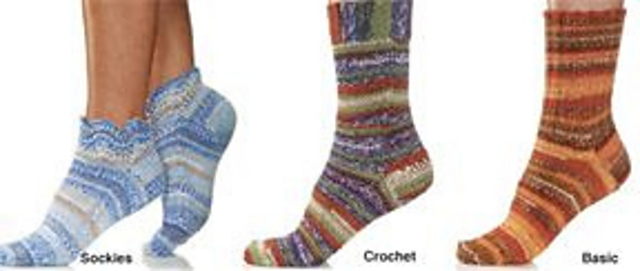 Ravelry: Crocheted Socks pattern by Mary Maxim