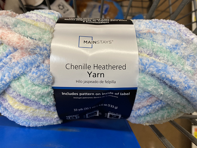 Ravelry: Mainstays Chenille Heathered