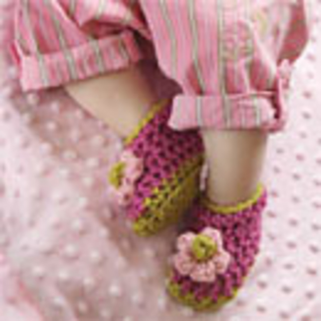 Ravelry: Flower Slippers pattern by Vanna White