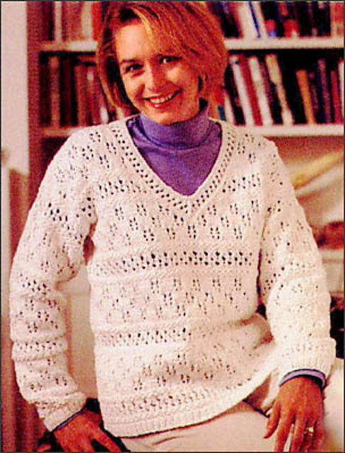 Ravelry: Openwork Tunic Top pattern by Lion Brand Yarn