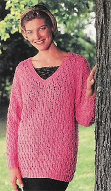 Ravelry: Leaf-Pattern Tunic pattern by Lion Brand Yarn