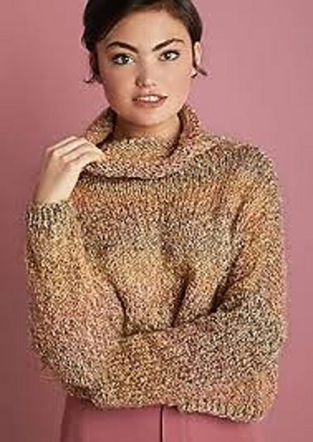 Ravelry: Boxy Cropped Pullover pattern by Layla Klinger