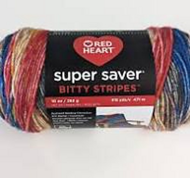 Ravelry: Red Heart Super Saver Bitty Stripes