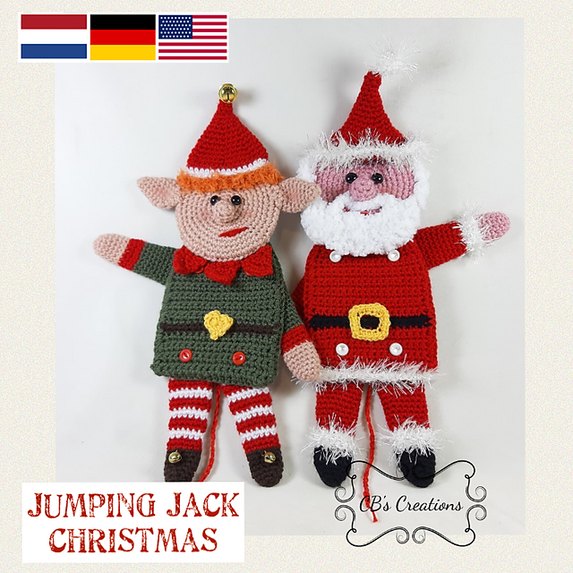 Ravelry: Jumping Jack Christmas Trekpop pattern by CB's Creations