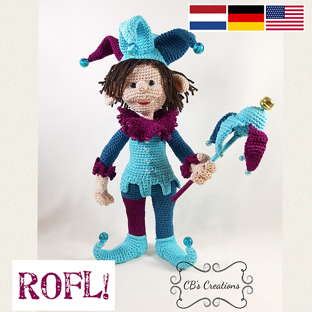 Ravelry: ROFL Harlequin Harlekijn pattern by CB's Creations