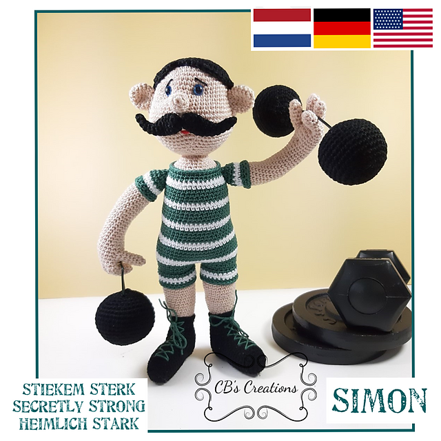 Ravelry: Secretly Strong Simon pattern by CB's Creations