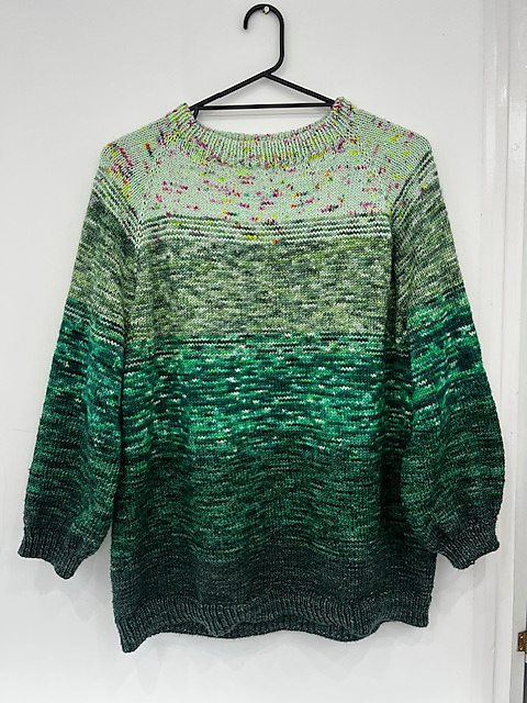 Ravelry: Adult Fade Sweater pattern by Clea Romeo