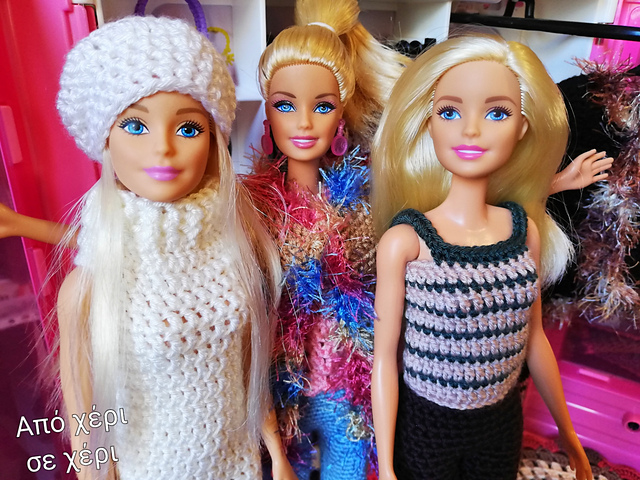 Ravelry: CleopatraChristou's Barbie Baby it's cold outside part 1