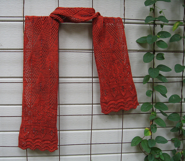 Ravelry: Garden Trellis Trio, Scarf pattern by Mary Triplett
