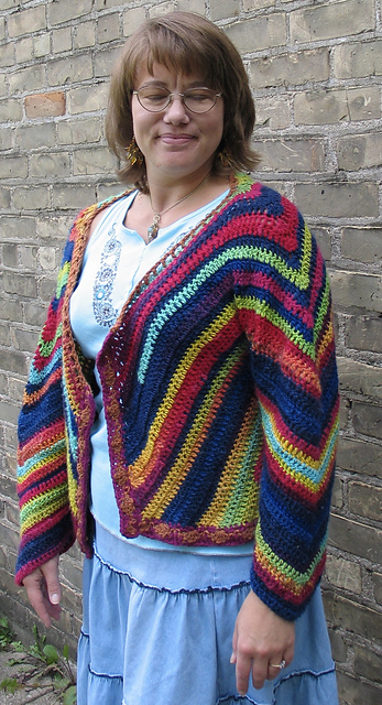 Ravelry: Tequila Sunrise Jacket pattern by Tamara Del Sonno