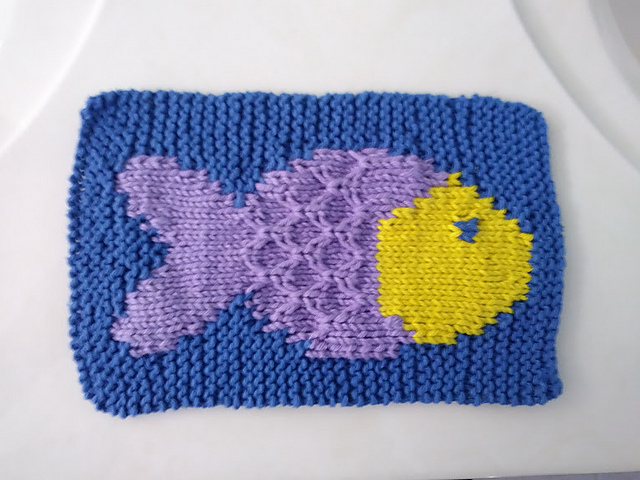 Ravelry: Textured Fish Wash Cloth pattern by Ruth Lim