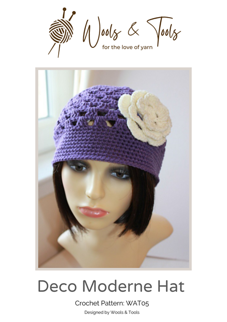 Ravelry: Deco Moderne Hat pattern by Wools & Tools