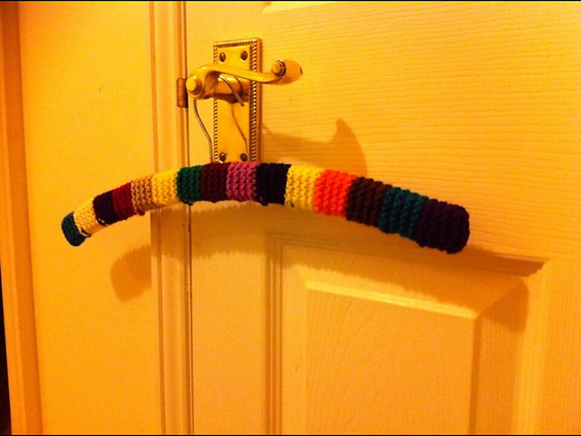 Ravelry: Stripy Clothes Hanger Cover pattern by Jane Brocket