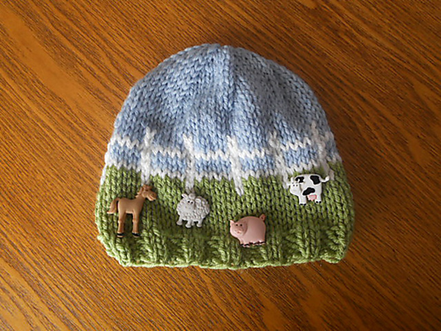 Ravelry: Little Farm Hat - Out in the Pasture pattern by Jennie Claver