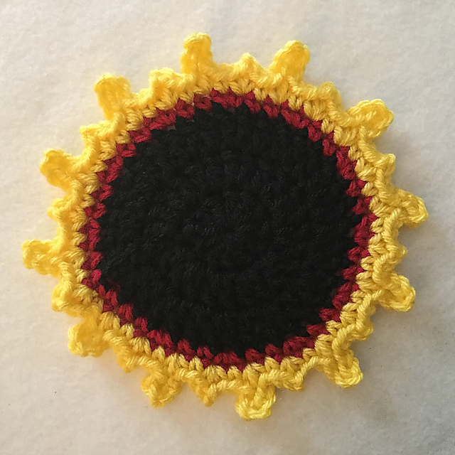Ravelry: Solar Eclipse Coaster pattern by Jennie Claver