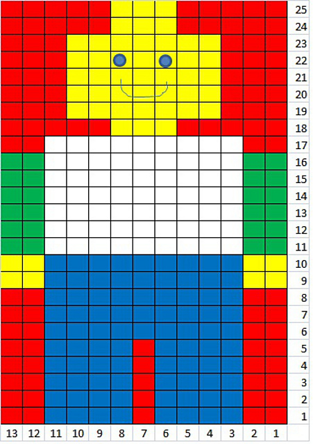 Ravelry: ColoradoMom's Lego Man Fan Hat