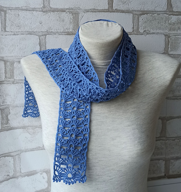 Ravelry: #7 Boho Scarf pattern by Maryann Shatkovska