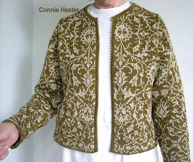 Ravelry: Stranded Colorwork Jacket, Version B pattern by Connie Hester