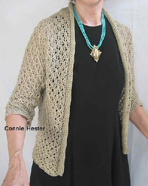 Ravelry: Openwork Knit Jacket pattern by Connie Hester