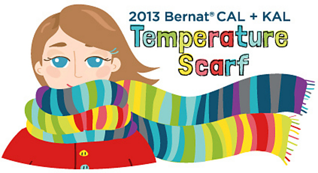 Ravelry: 2013 Temperature Scarf CAL and KAL pattern by Bernat Design Studio