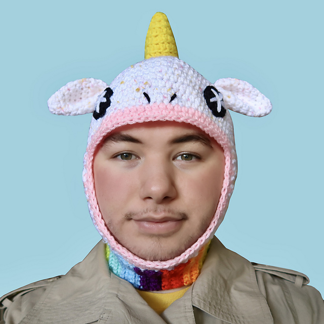 Ravelry: Unicorn Balaclava pattern by Corduroykidd