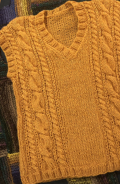 Ravelry: Origins Cabled Vest pattern by Cornelia Tuttle Hamilton
