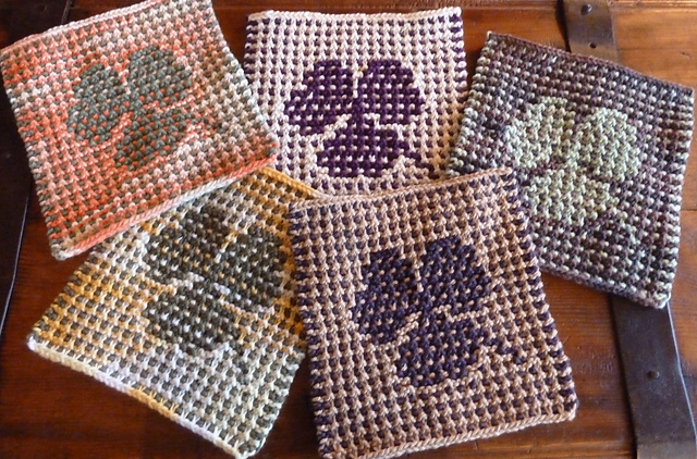 Ravelry: Cloverleaf Cloth pattern by Amy Marie