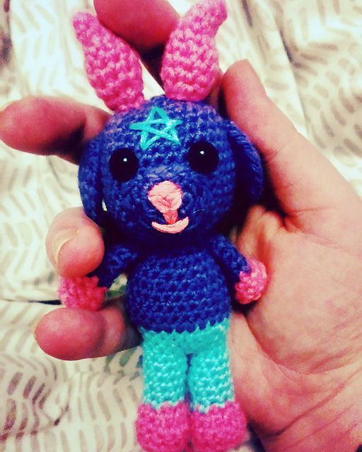 Ravelry: Mini monster baby baphomet pattern by Hannah Munro