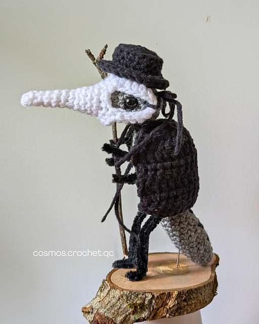 Ravelry: Hemlock the Plague Doctor mosquitos pattern by Virginie Langlois