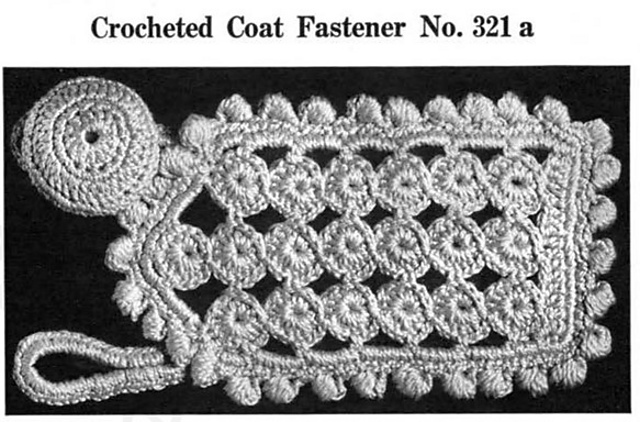 Ravelry: Coat Fastener No. 321a pattern by Corticelli