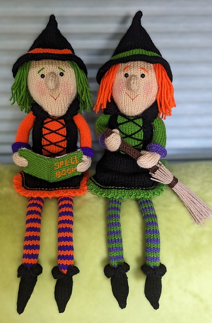 Ravelry: Winnie and Wilma Witches pattern by Alison Davis