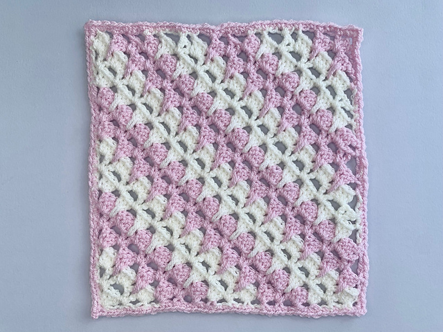Ravelry: Strawberry Sundae C2C Square pattern by Fiona Field
