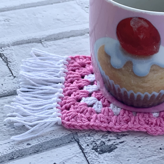 Ravelry: Granny's Fancy Coaster pattern by Fiona Field