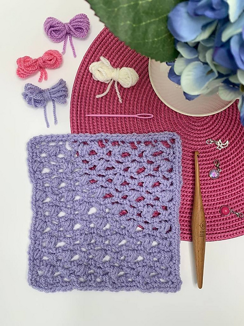 Ravelry: Puff Cluster Trellis pattern by Fiona Field