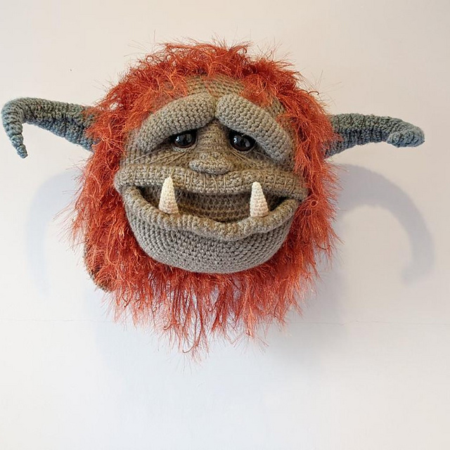 Ravelry: BIG Monster Trophy Head pattern by Bea King