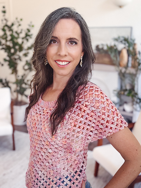 Ravelry: Circle Leaf Lace Summer Top pattern by Briana K Designs