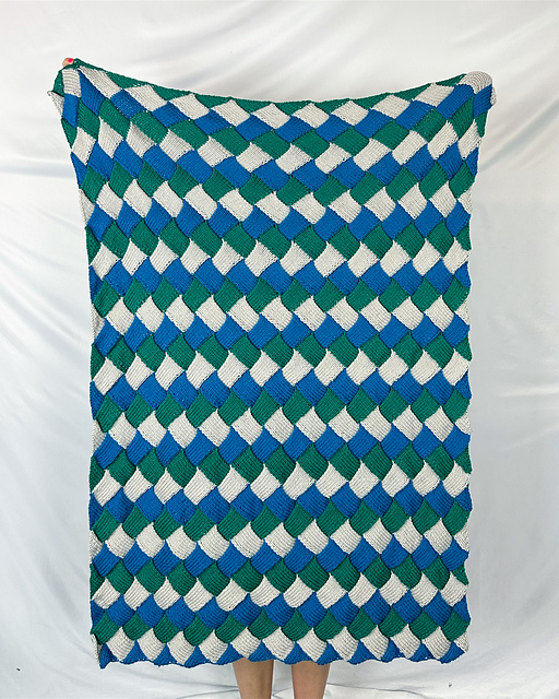 Ravelry: Woven Blanket pattern by Courtney M Cox